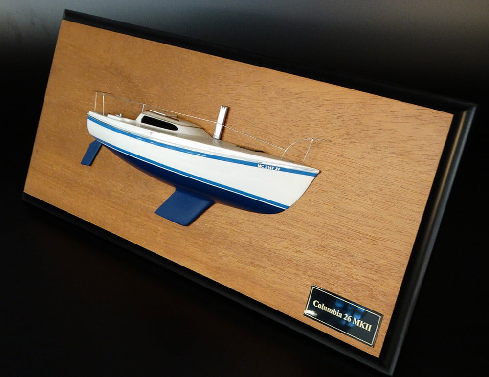 Columbia 26 MK II half model - Seacraftclassics