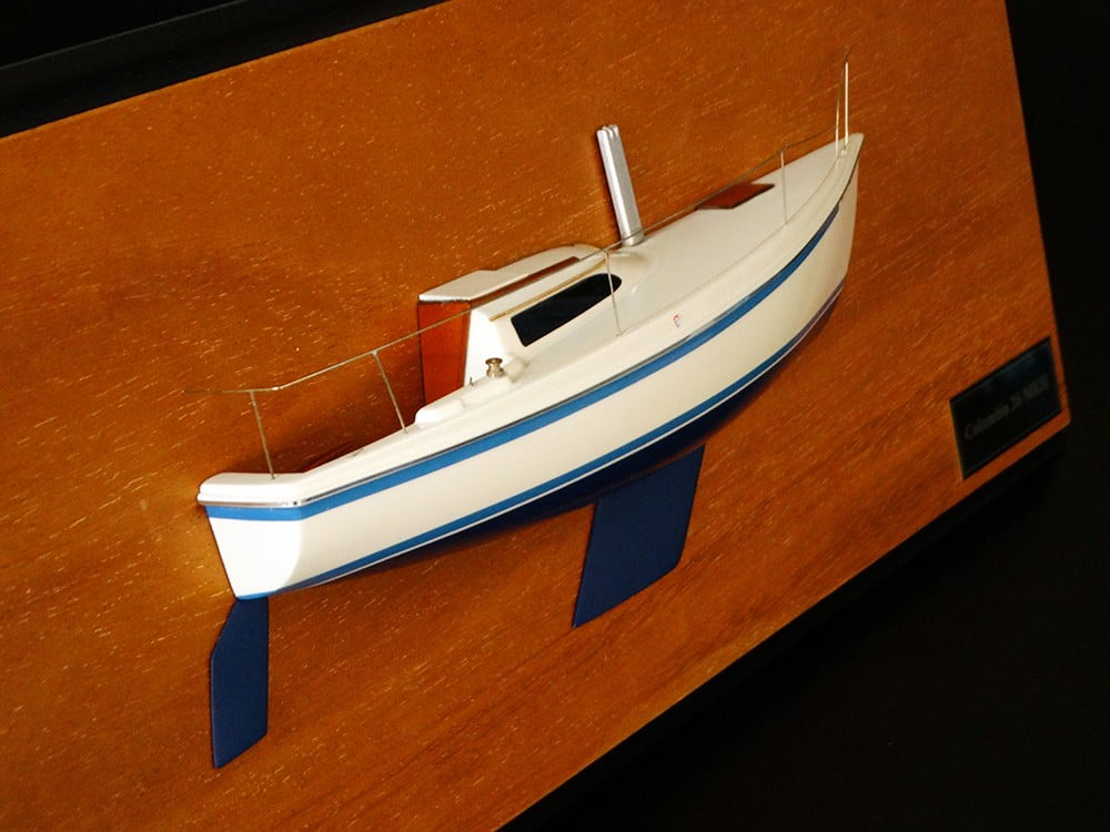 Columbia 26 MK II half model - Seacraftclassics