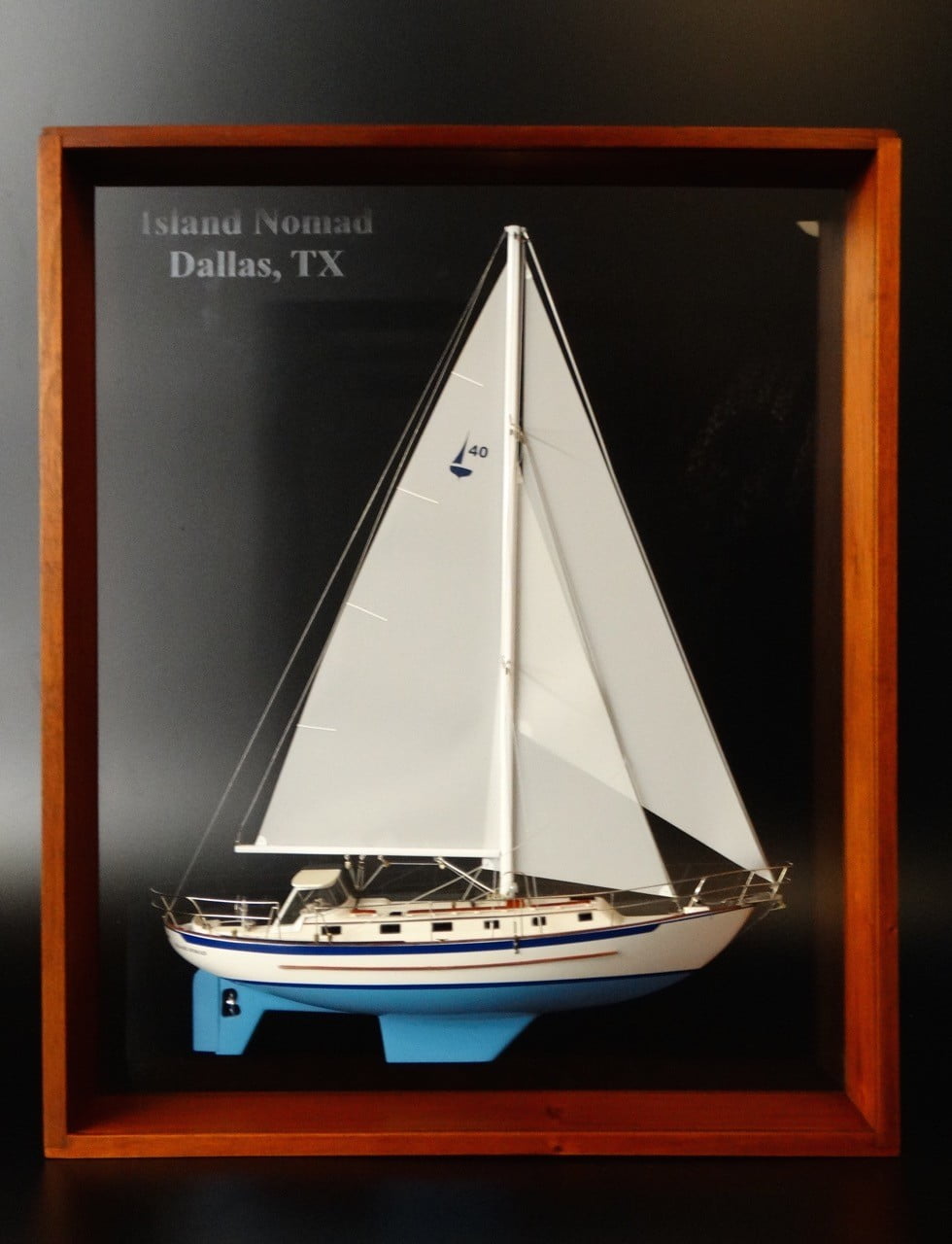Pacific Seacraft 40 Framed Half Model - Seacraftclassics