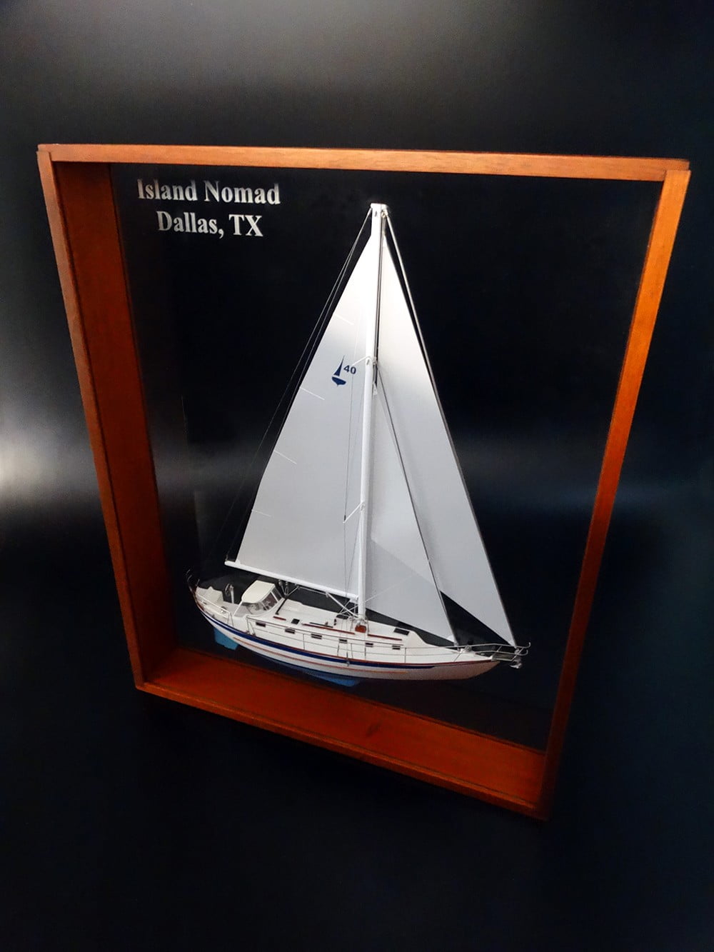 Pacific Seacraft 40 Framed Half Model - Seacraftclassics