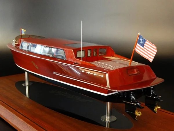 Hacker Craft 32 Limo Tender Custom Model - Seacraftclassics