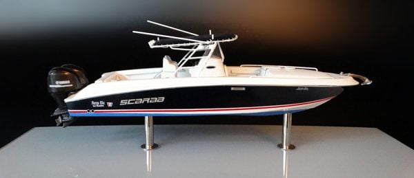 Wellcraft Scarab 35 Cuddy Cabin 2009 desk model - Seacraftclassics