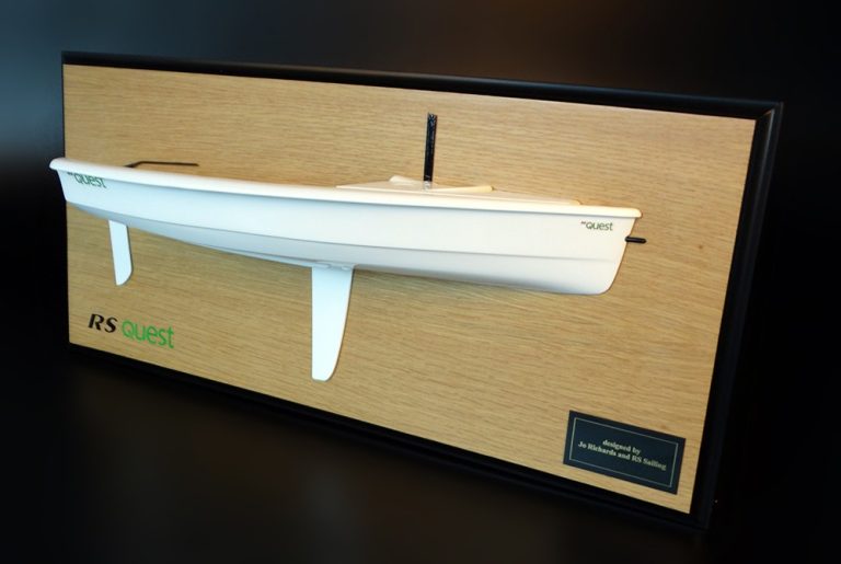 RS Sailing Quest half model - Seacraftclassics