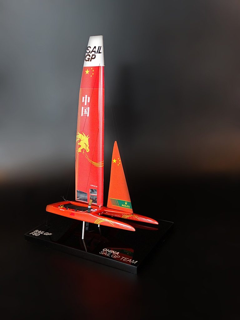 Sail GP CHINA desk model - Seacraftclassics