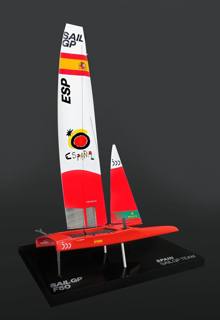 Sail GP SPAIN desk model - Seacraftclassics
