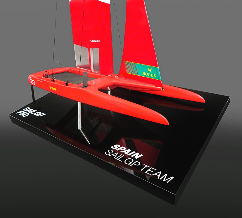 Sail GP SPAIN desk model - Seacraftclassics