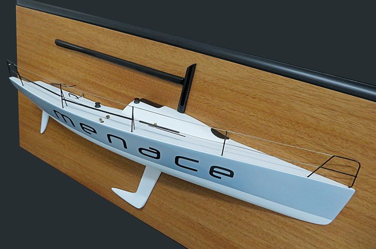 Farr 30 custom half model with deck details - Seacraftclassics