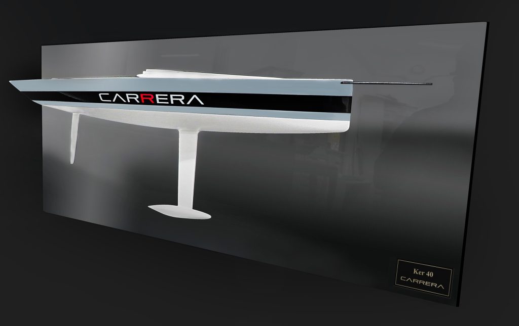 Ker 40 custom half model with cabin and cockpit only - Seacraftclassics