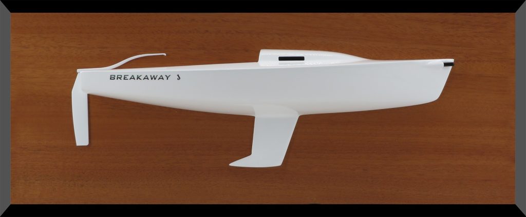 J80 JBoats half model with cabin and cockpit only - Seacraftclassics