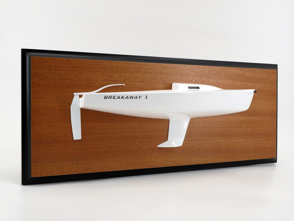 J80 JBoats half model with cabin and cockpit only - Seacraftclassics