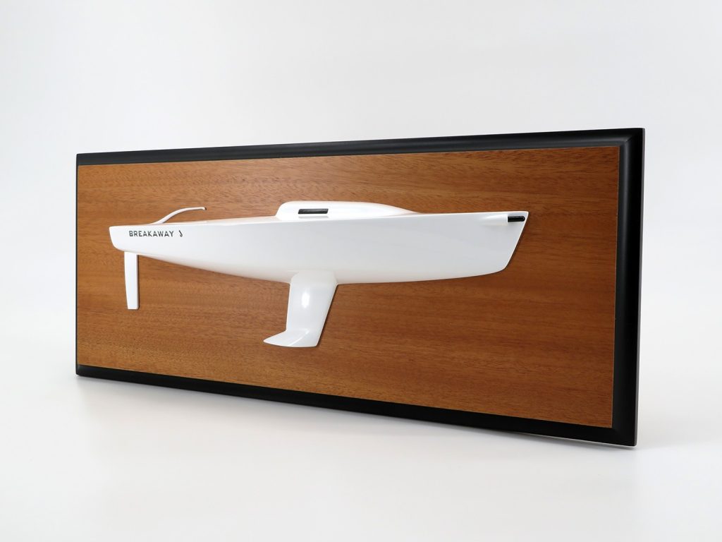 J80 JBoats half model with cabin and cockpit only - Seacraftclassics