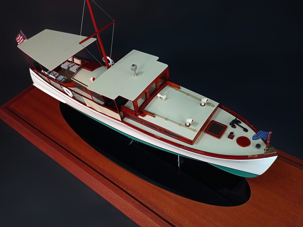 Boss 42 Classic Power Boat custom model - Seacraftclassics