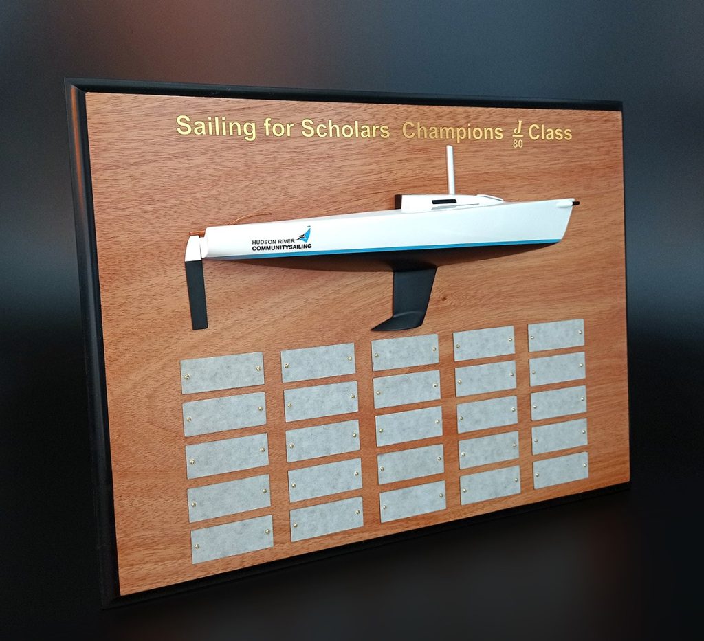 J80 Trophy Half Model - Seacraftclassics